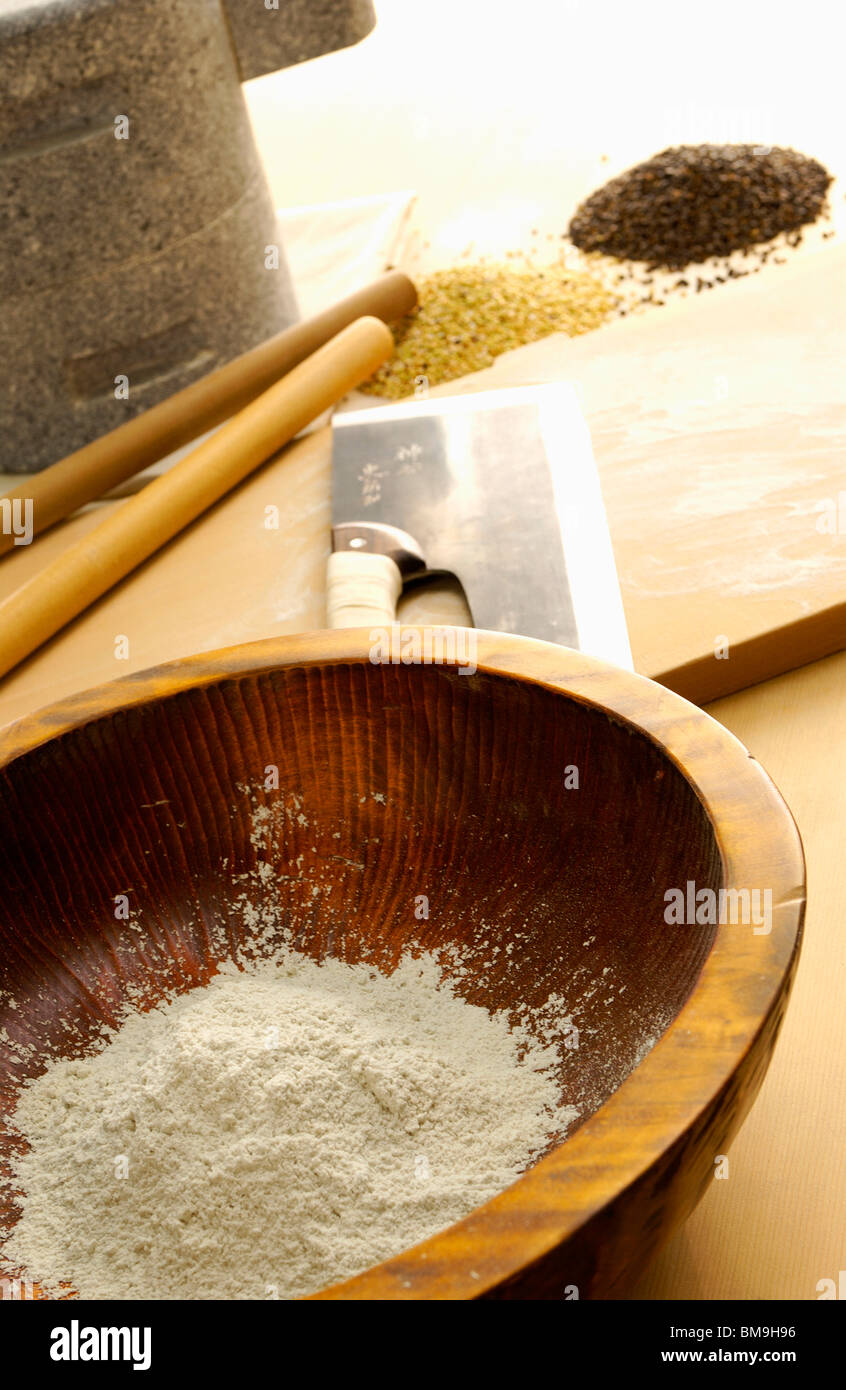 Making soba noodles hi-res stock photography and images - Alamy