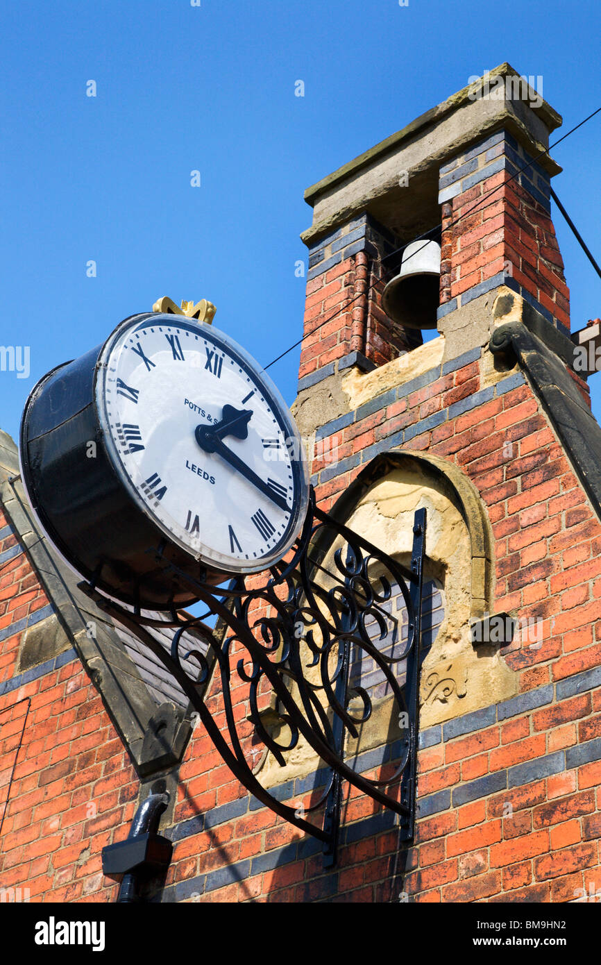 Memorial Hall Clock Haxby York Yorkshire England Stock Photo - Alamy