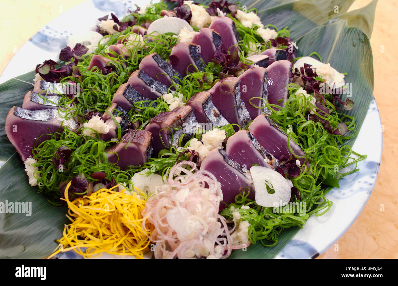 Sliced bonito fish hi-res stock photography and images - Alamy