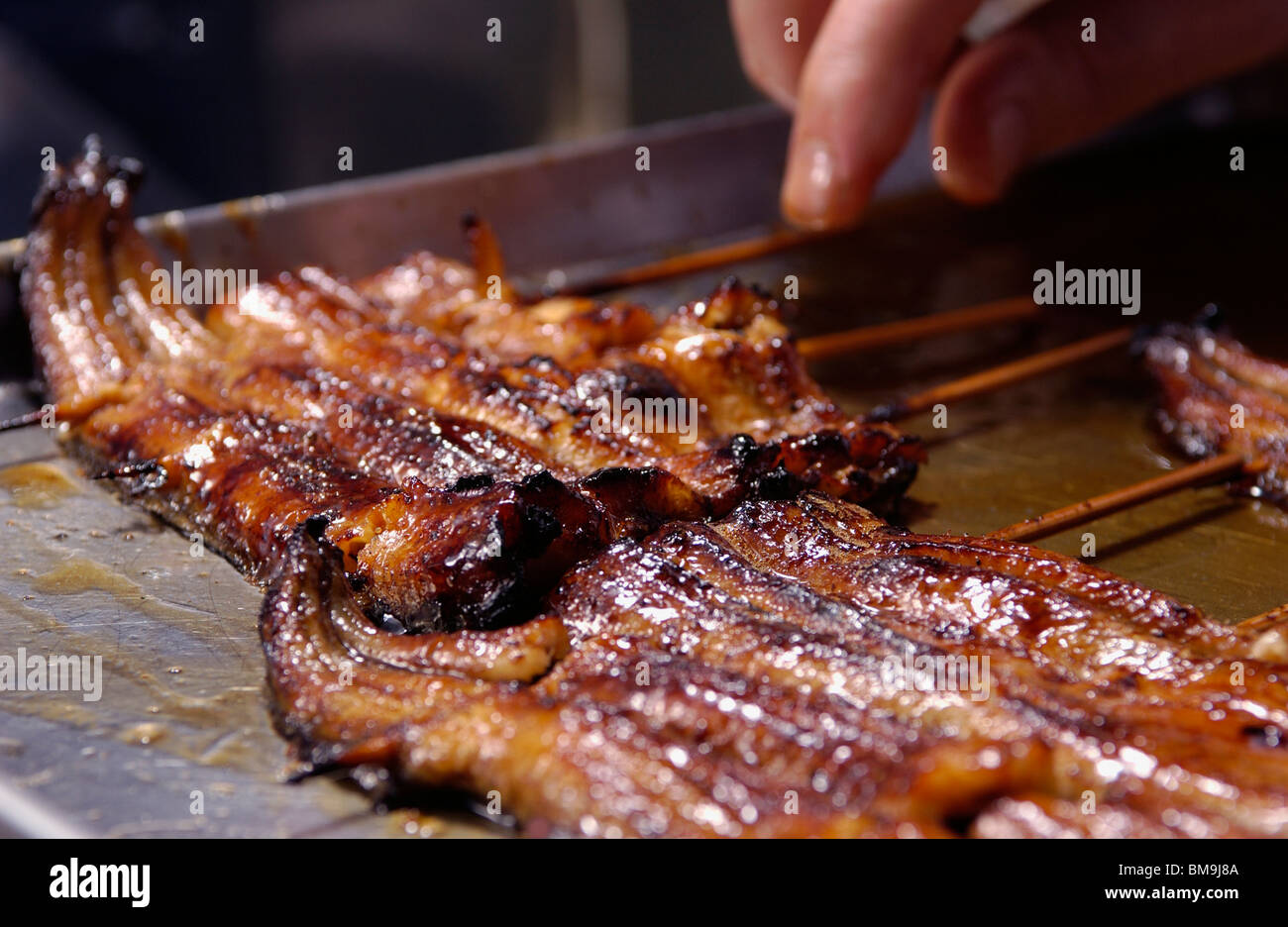 Slices of eel hi-res stock photography and images - Alamy