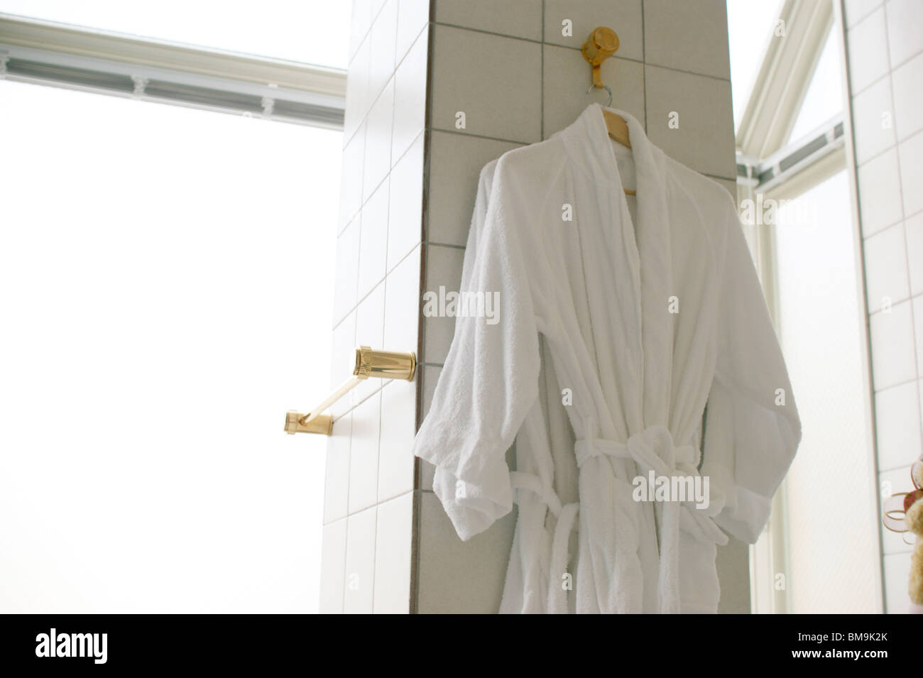 Bathrobes hanging hi-res stock photography and images - Alamy