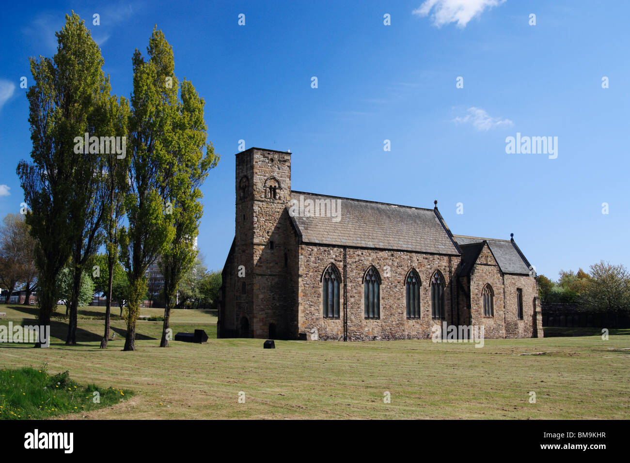 The Anglo-Saxon church of St Peter's at Monkwearmouth, Sunderland, Tyne ...