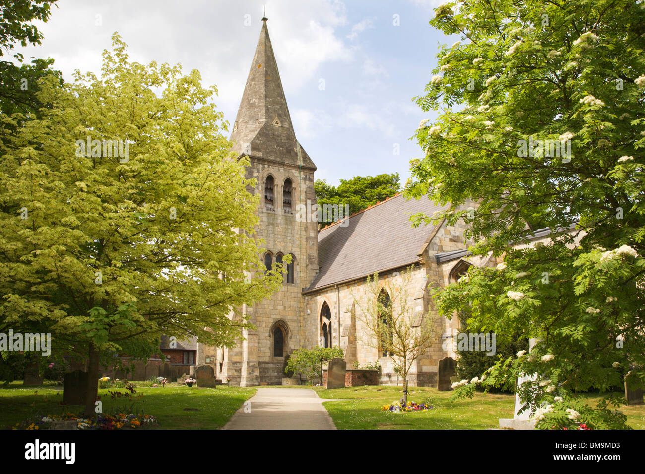 All Saints Church Huntington York Yorkshire England Stock Photo - Alamy