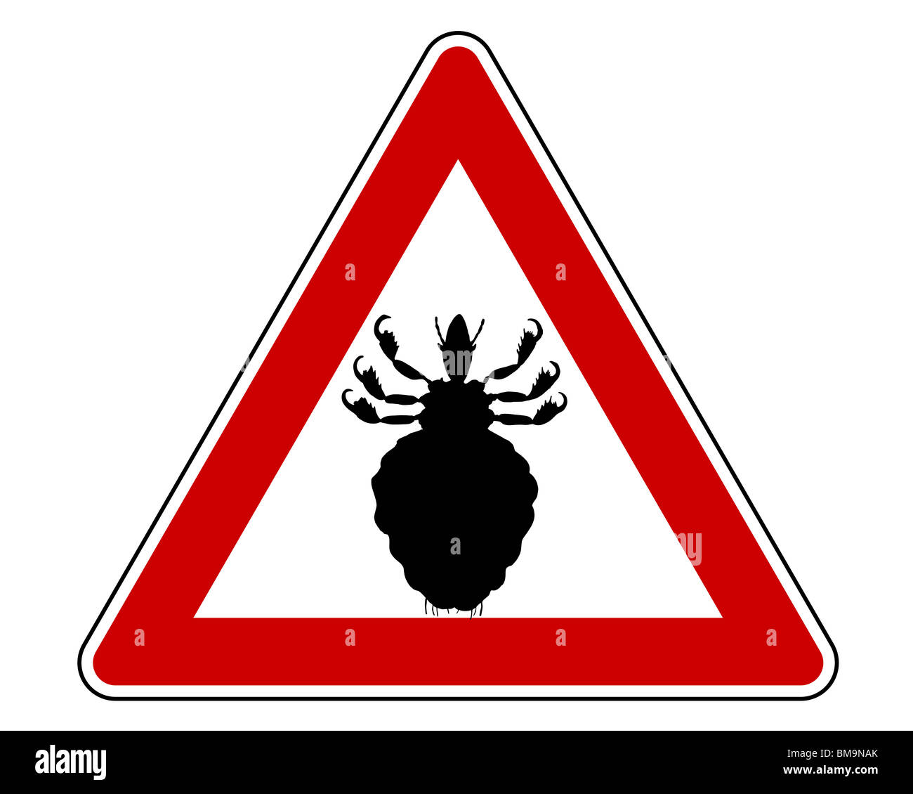 Louse warning sign hi-res stock photography and images - Alamy