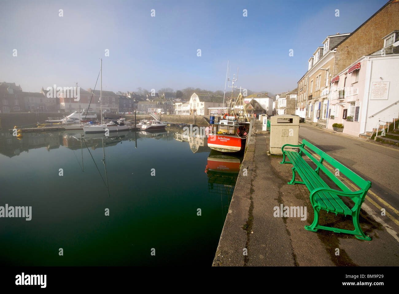 Padstow Cornwall UK Harbor Harbour Quay Marina Boats Stock Photo - Alamy