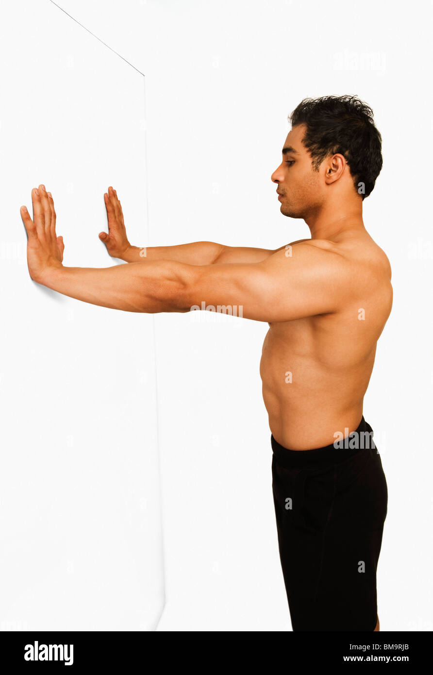 Man Pecs Muscles High Resolution Stock Photography and Images - Alamy