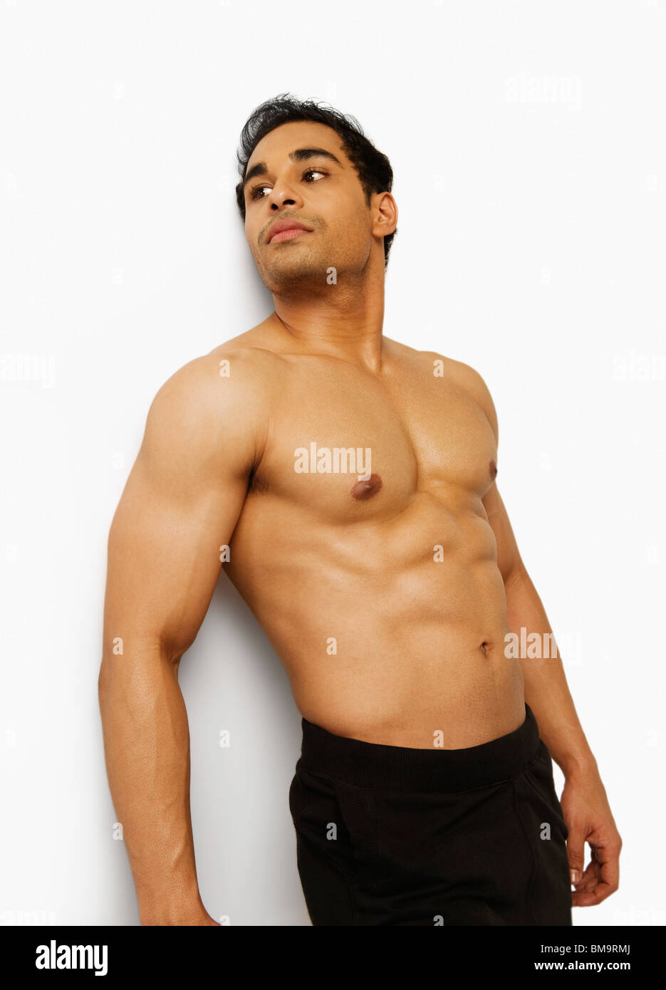 Close-up of a man posing Stock Photo - Alamy
