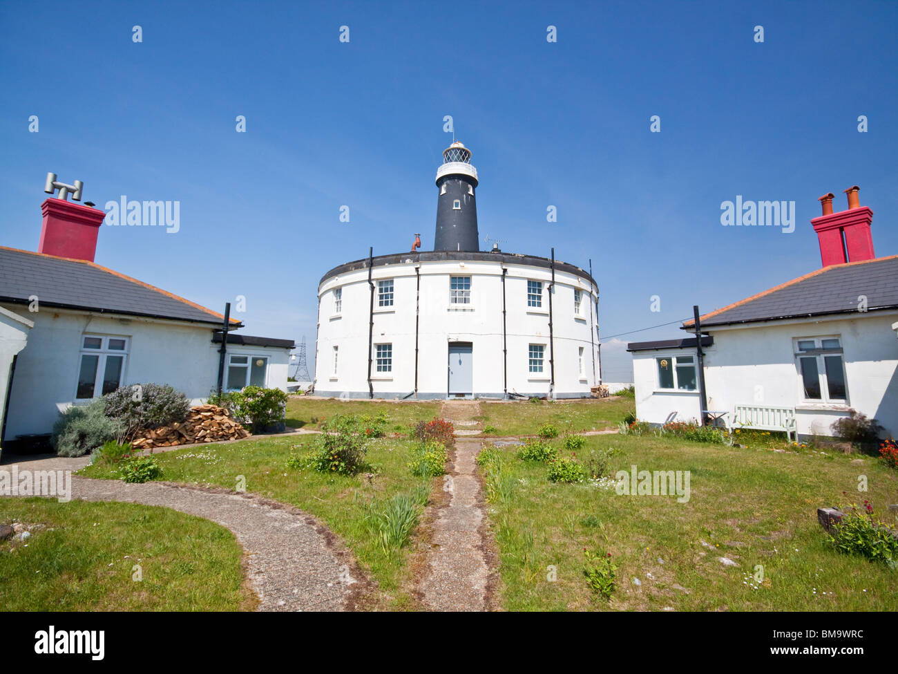 The Old Lighthouse Dungeness Kent Stock Photo - Alamy
