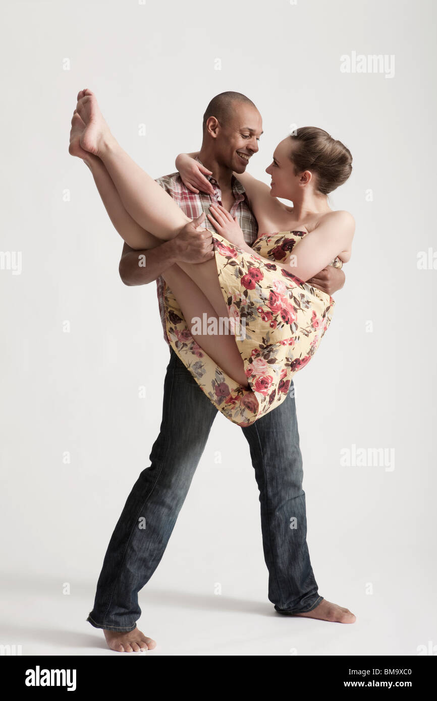Jiving couple hi-res stock photography and images - Alamy