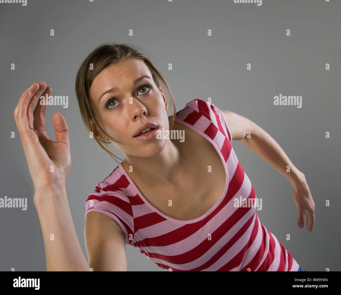 Adults running scared hi-res stock photography and images - Alamy