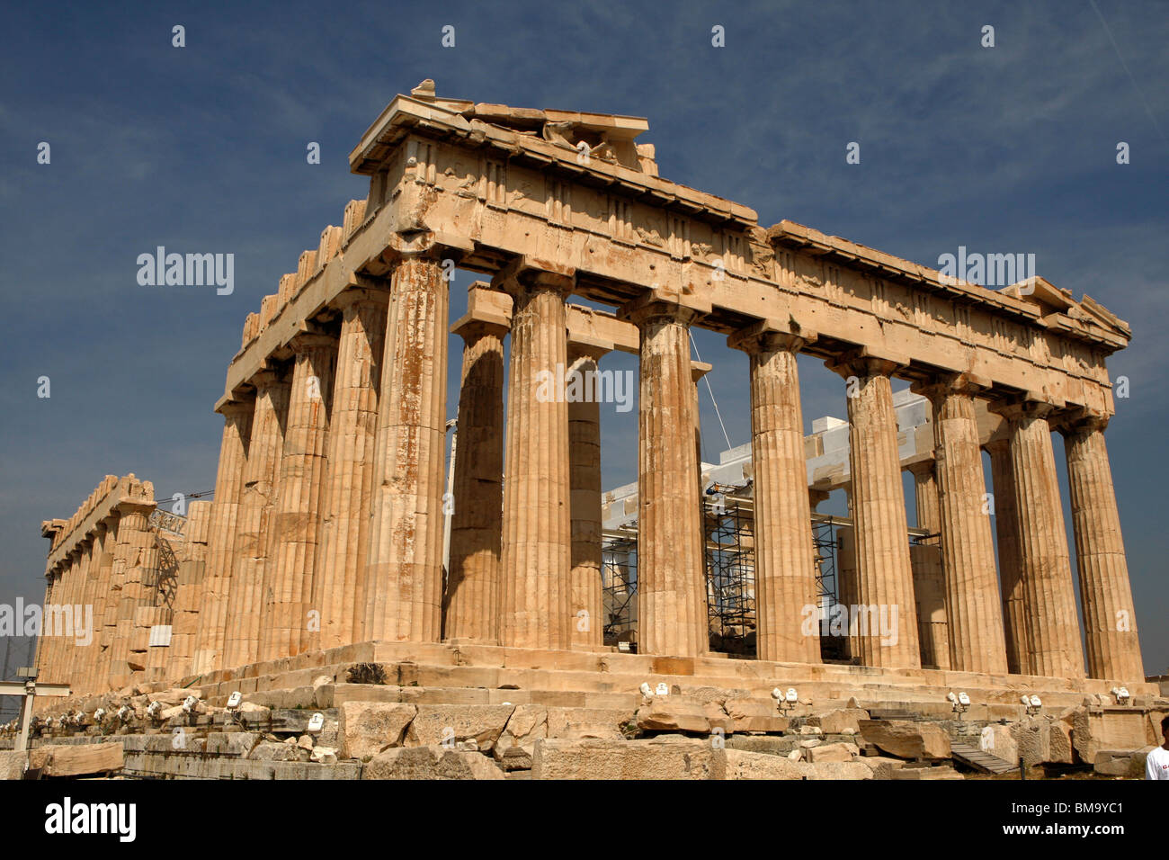 Parthenon temple in Acropolis Stock Photo - Alamy