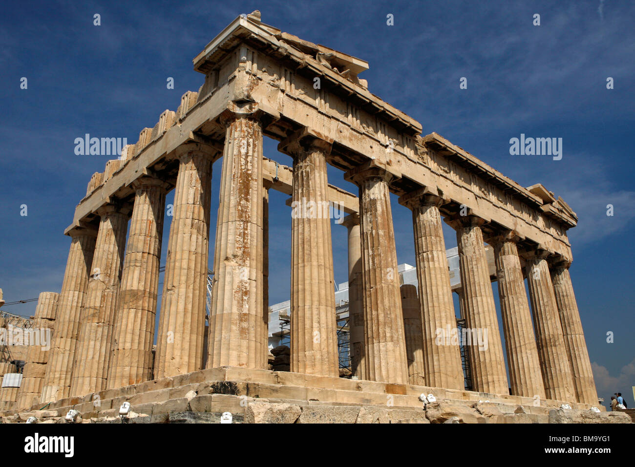 Parthenon temple in Acropolis Stock Photo - Alamy