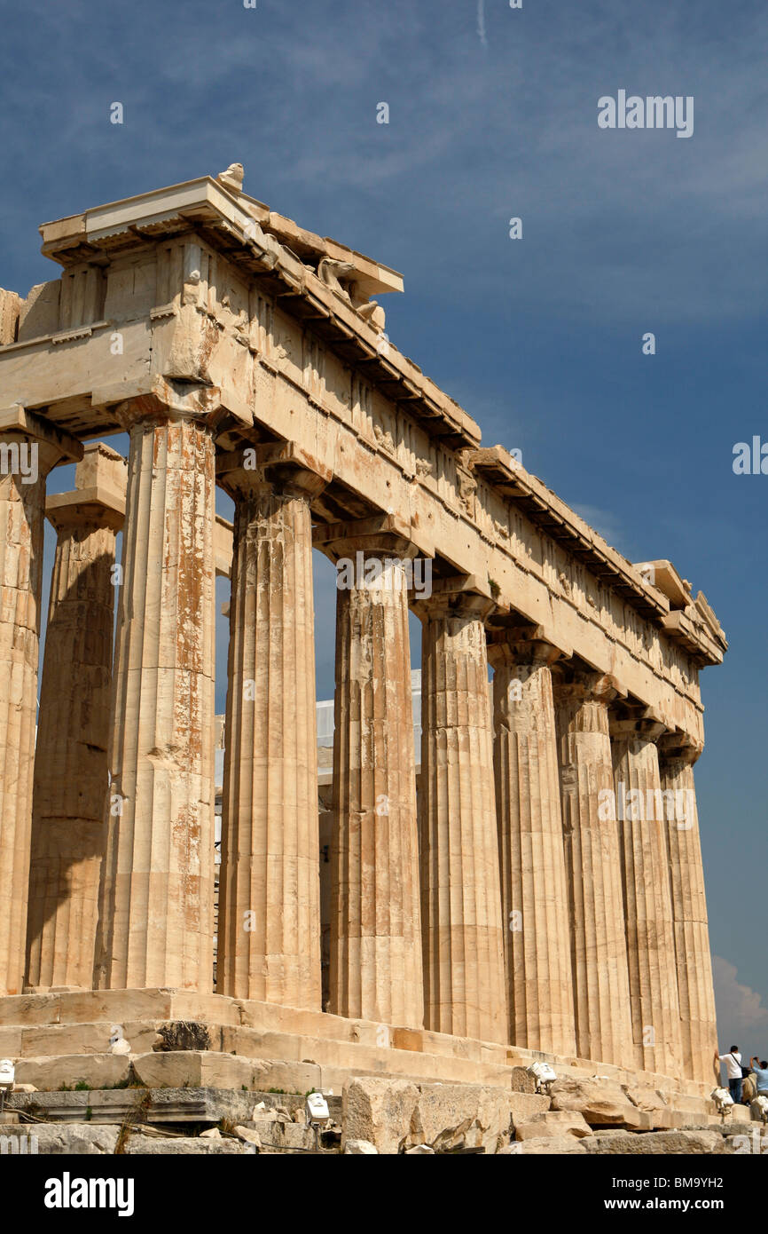 Parthenon temple in Acropolis Stock Photo - Alamy