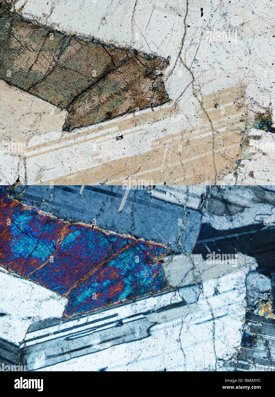 Gabbro microscope hi-res stock photography and images - Alamy