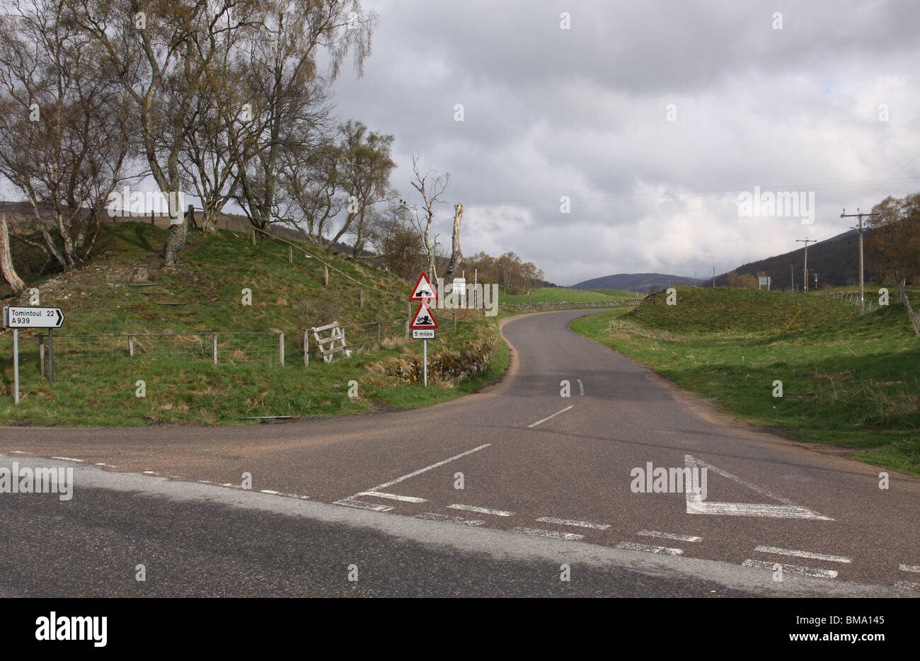 A939 road hi-res stock photography and images - Alamy