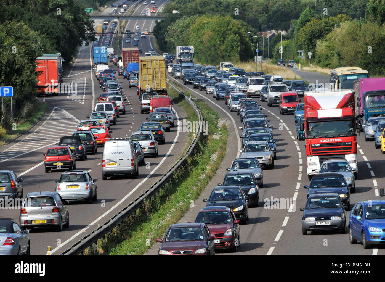 Long Traffic Jams High Resolution Stock Photography and Images - Alamy