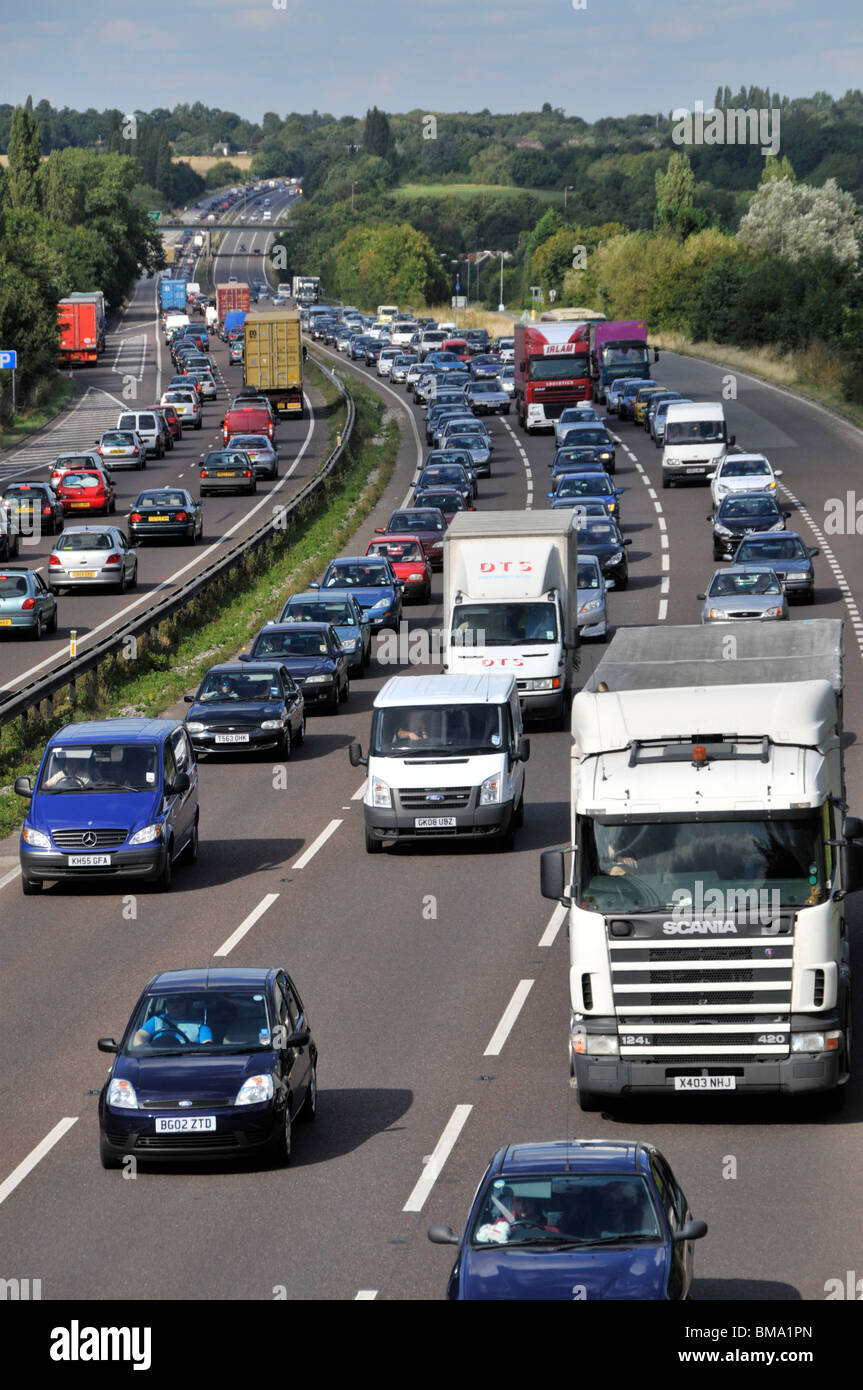 Lorry tailback uk hi-res stock photography and images - Alamy