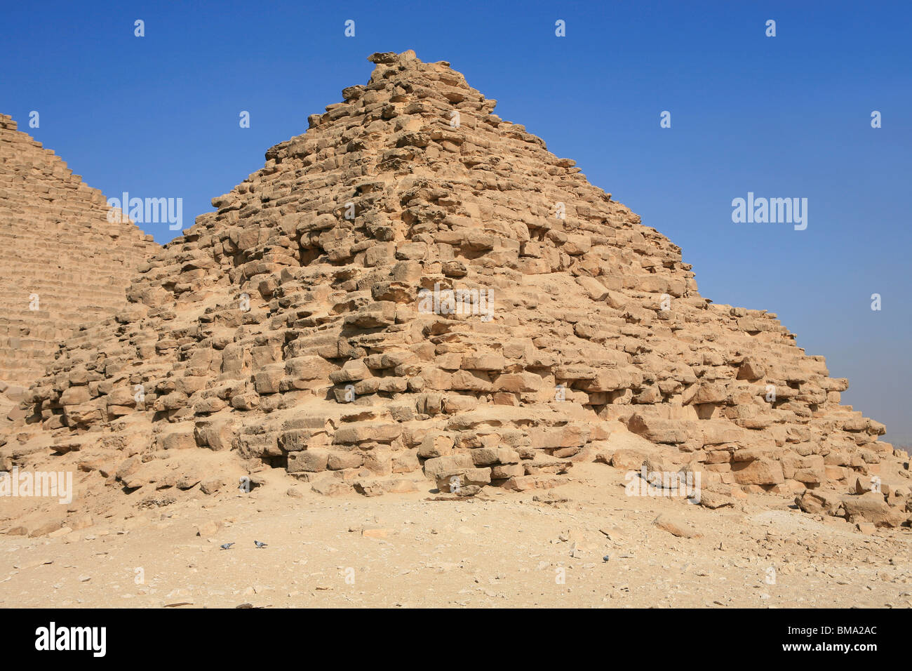 The Easternmost pyramid of the three Queens' pyramids (wives of Pharaoh ...