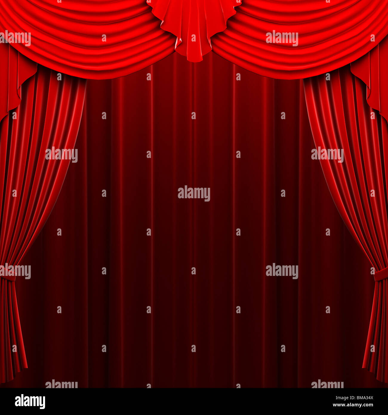 Opening curtain in old theater hi-res stock photography and images - Alamy