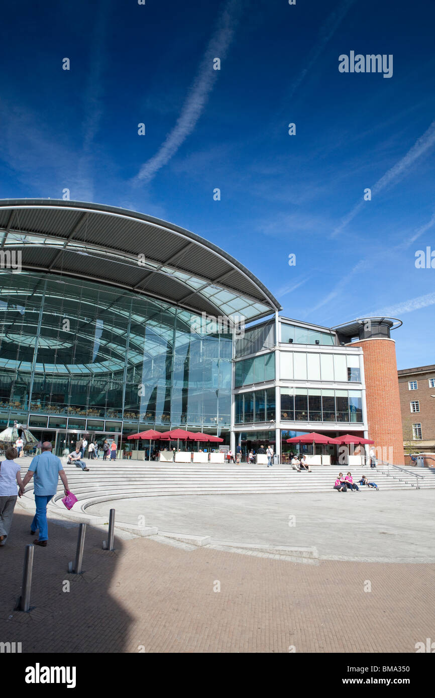 The Forum Millennium library in Norwich, Norfolk Stock Photo - Alamy