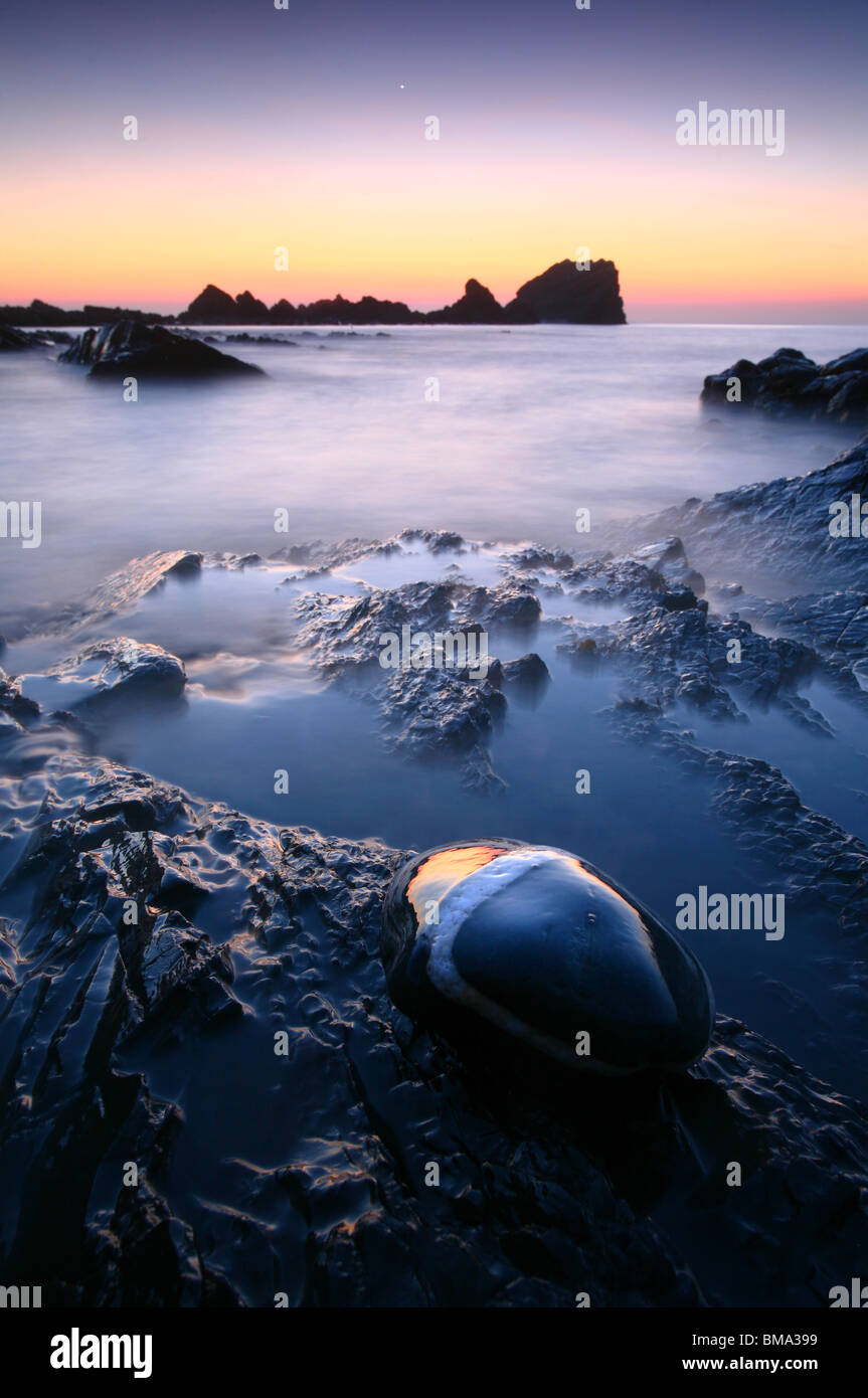 Devon coast and sunset hi-res stock photography and images - Alamy
