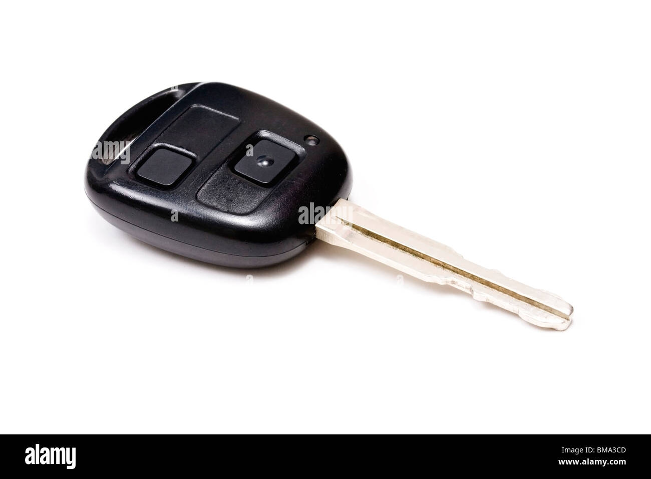 A car key isolated on white background Stock Photo - Alamy