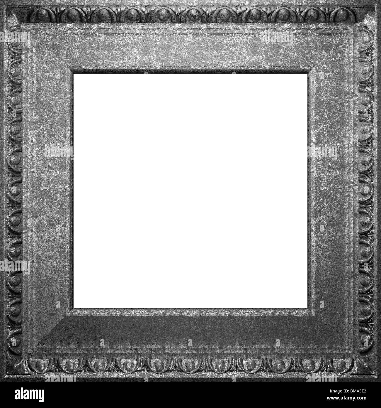 metal antique frame made 3D graphics Stock Photo - Alamy
