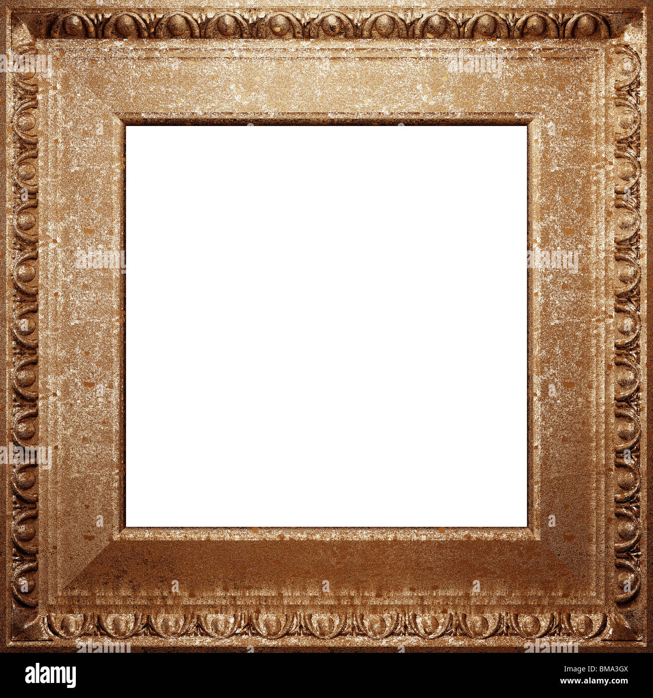 metal antique frame made 3D graphics Stock Photo - Alamy