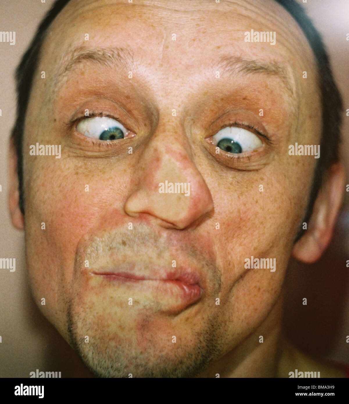 Face distortion big eye hi-res stock photography and images - Alamy