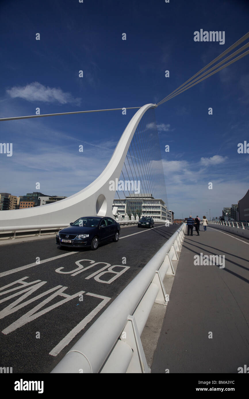 The Samuel Beckett Bridge in Dublin's docklands opened on the 10th of ...