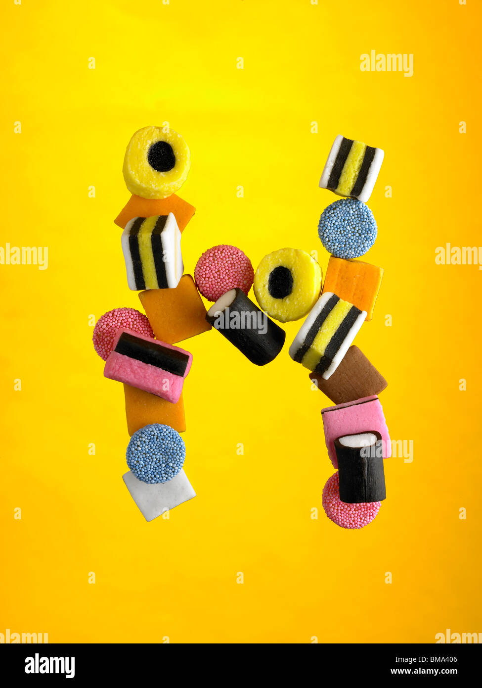food letter H Stock Photo - Alamy