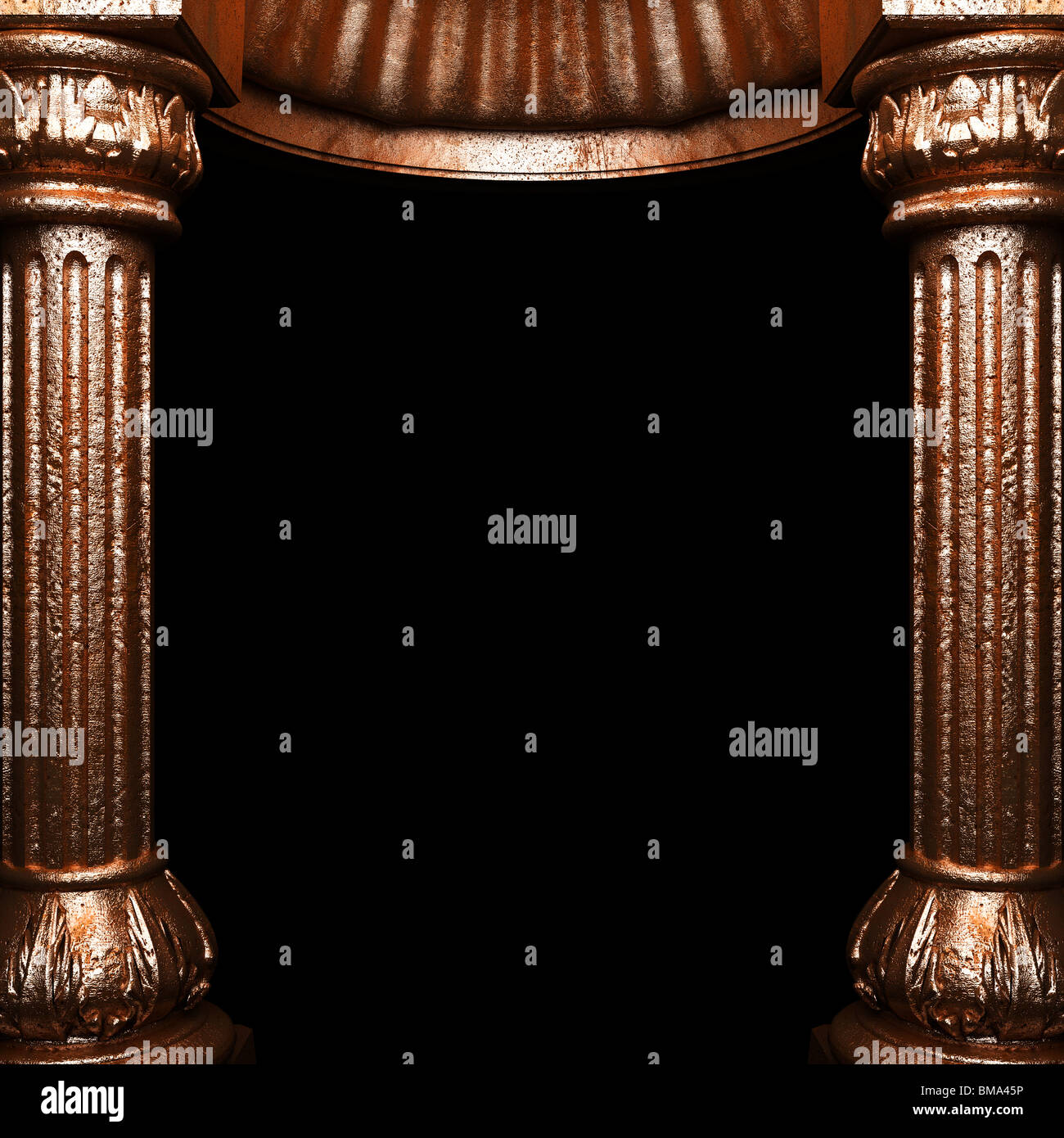 Bronze column made in graphics hi-res stock photography and images - Alamy