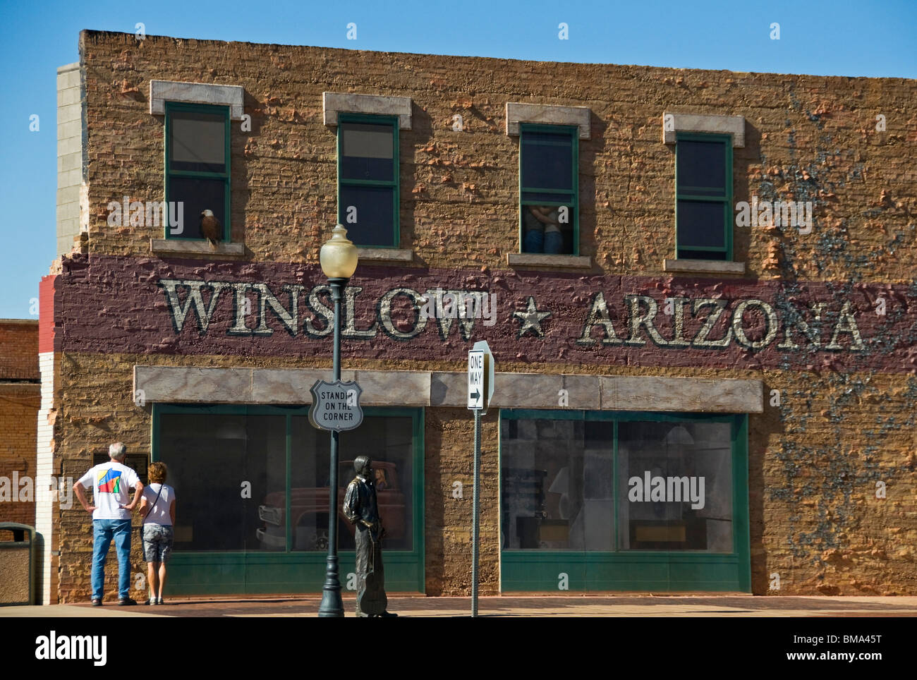 Winslow Arizona along Famous Route 66 Stock Photo - Alamy