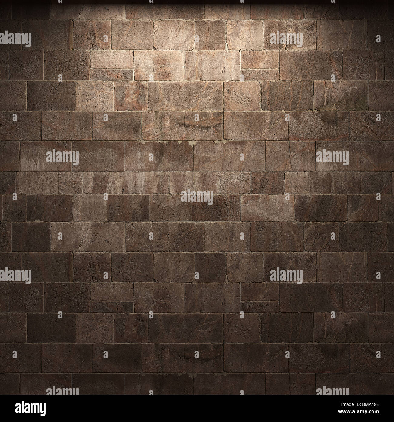 illuminated stone wall Stock Photo - Alamy