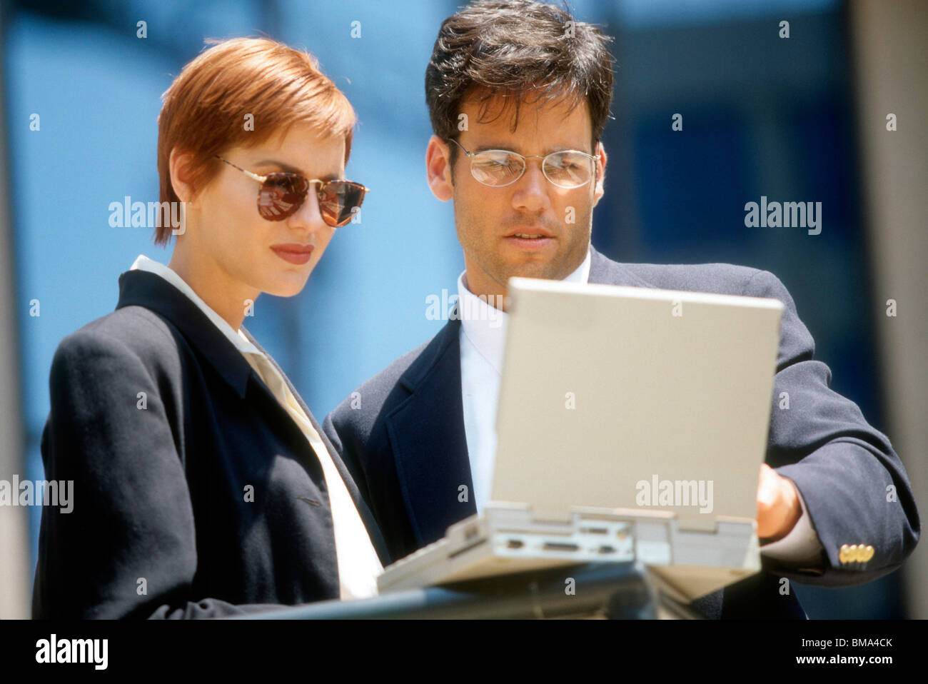 People executives working outdoors hi-res stock photography and images ...