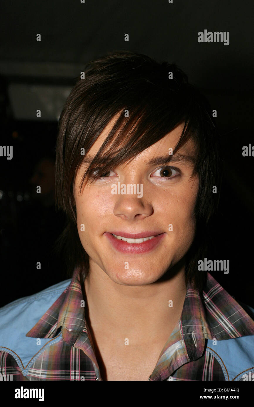 Jimmy Jansson after one of the competitions in Melodifestivalen, Sweden ...