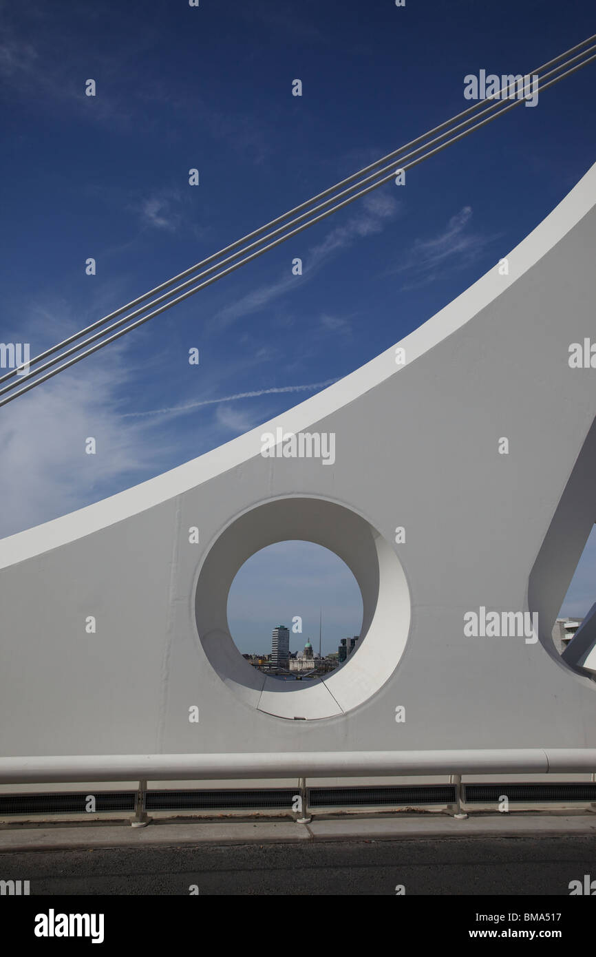 The Samuel Beckett Bridge in Dublin's docklands opened on the 10th of ...