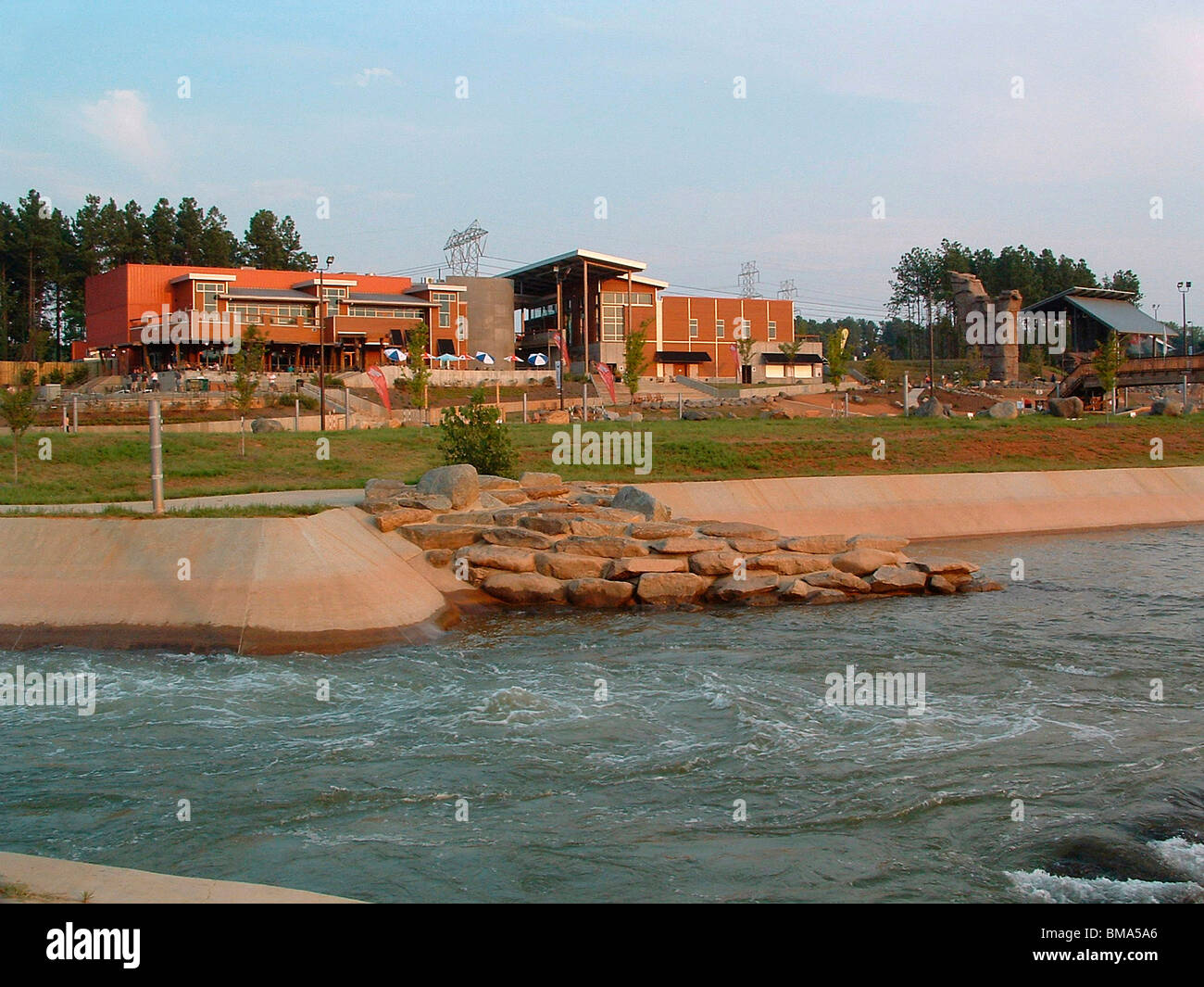 The U.S. National Whitewater Center, located on the banks of the ...