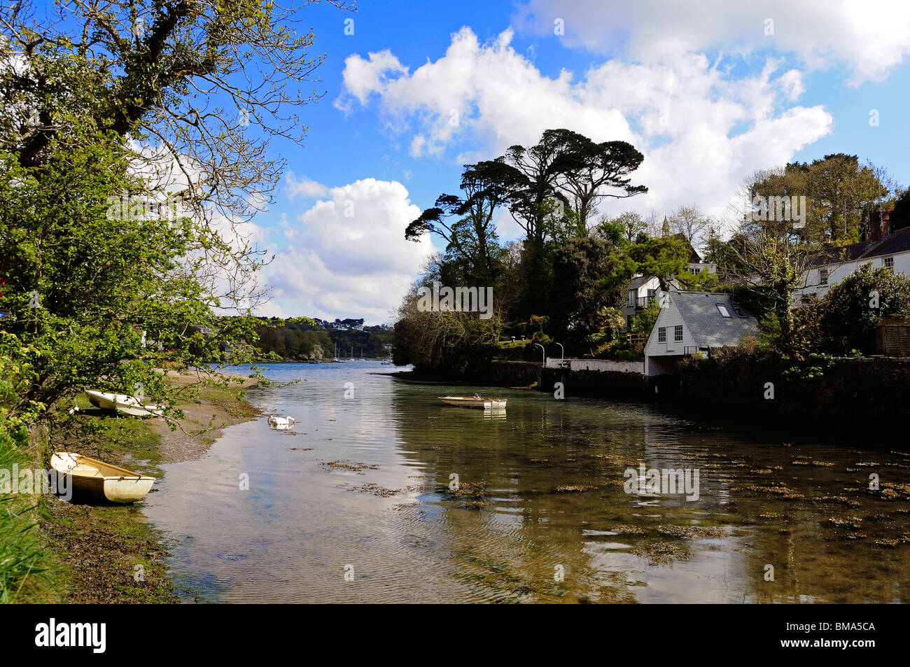 the helford river, cornwall, uk Stock Photo - Alamy