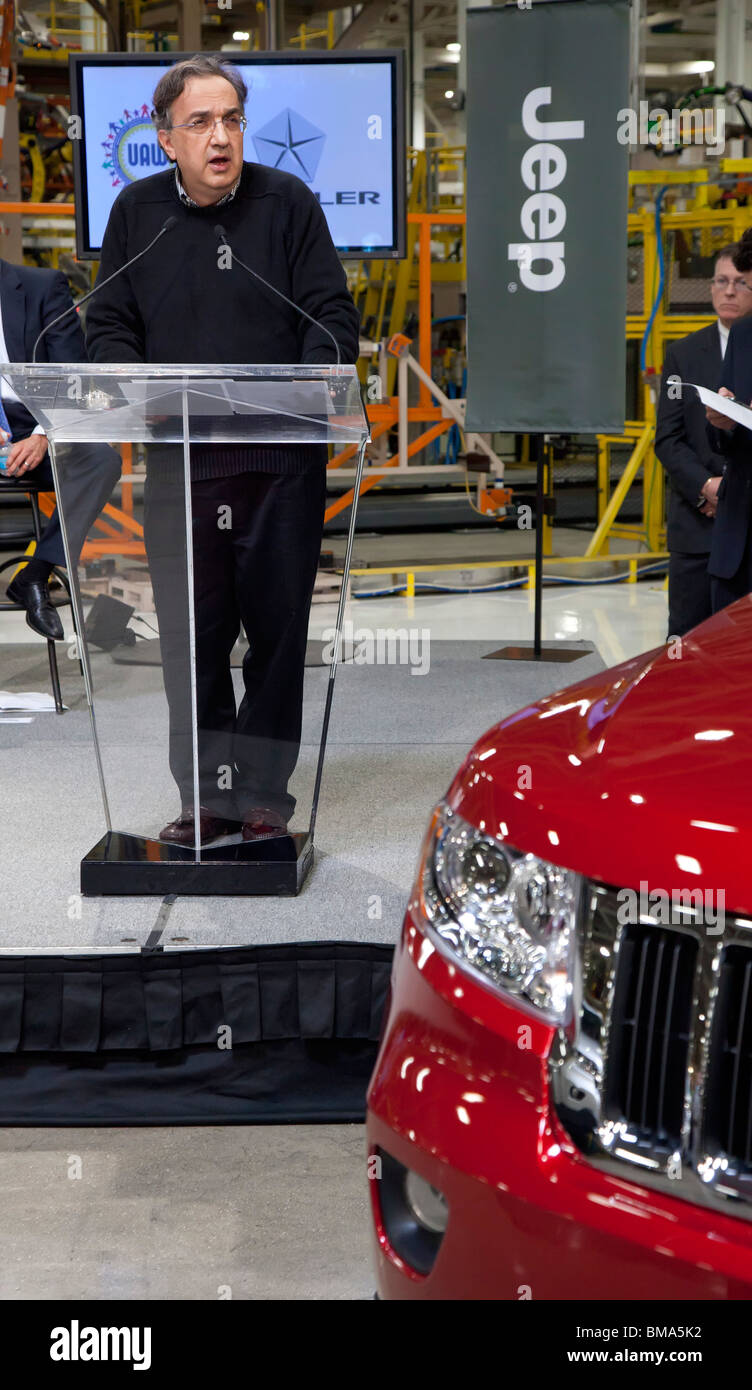 Chrysler CEO Sergio Marchionne Stock Photo - Alamy