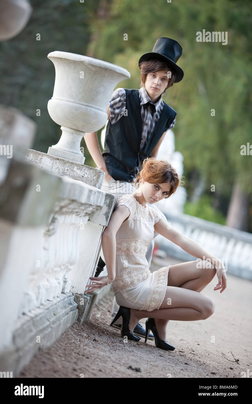 Lady and gentleman hi-res stock photography and images - Alamy