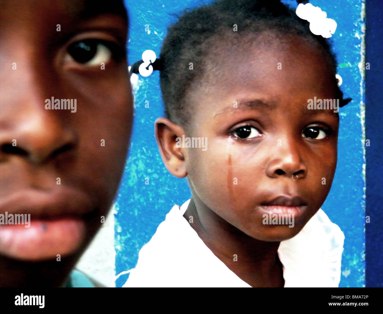 Caribbean child crying hi-res stock photography and images - Alamy