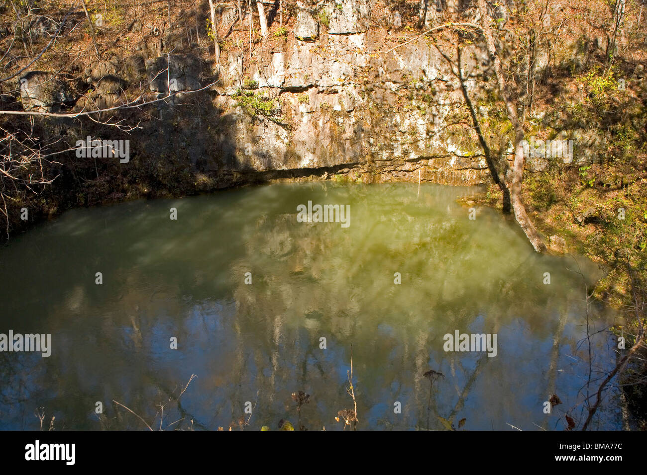 Round Spring near Eminence, Missouri Stock Photo - Alamy