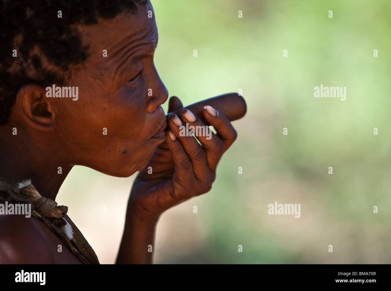 Namibia,Owamboland,Grashoek area,scene of life in a bushmen village ...