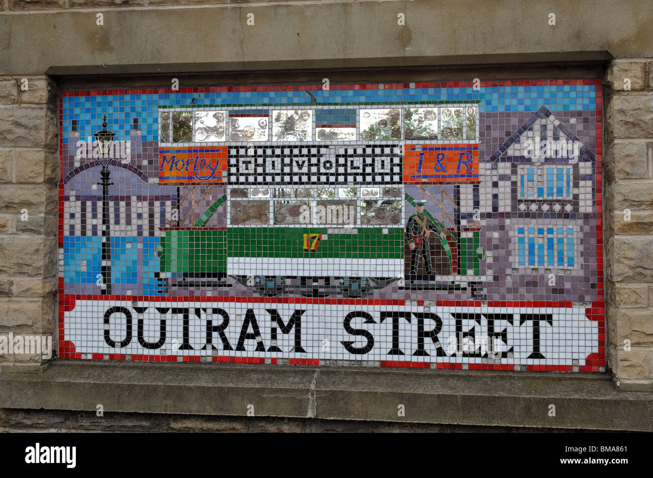 Mural in Outram Street, Sutton-in-Ashfield, Nottinghamshire, England ...