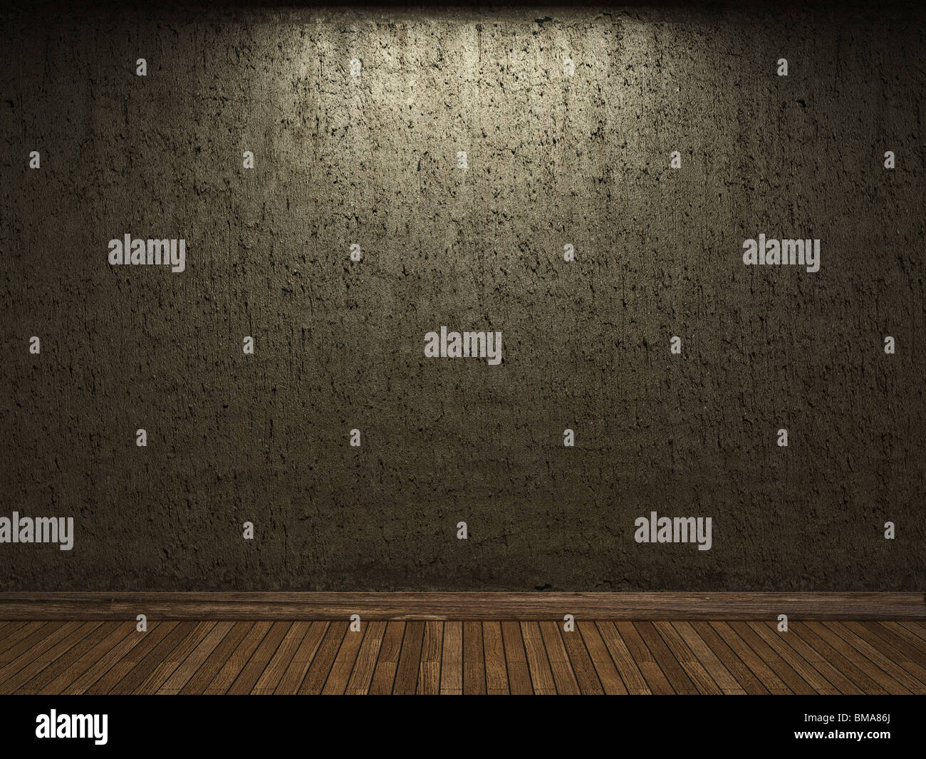 old concrete wall made in 3D graphics Stock Photo - Alamy