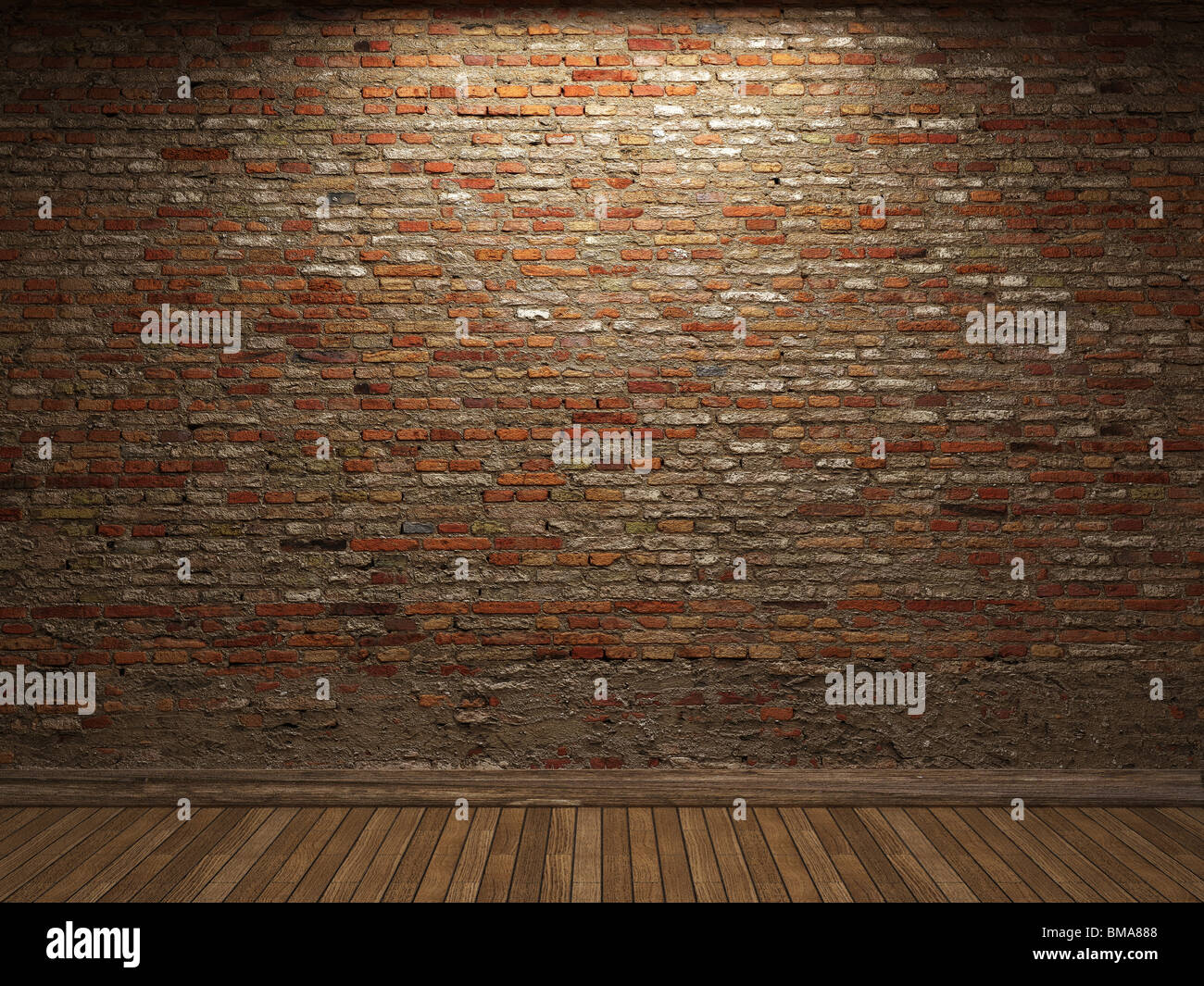 illuminated brick wall Stock Photo - Alamy