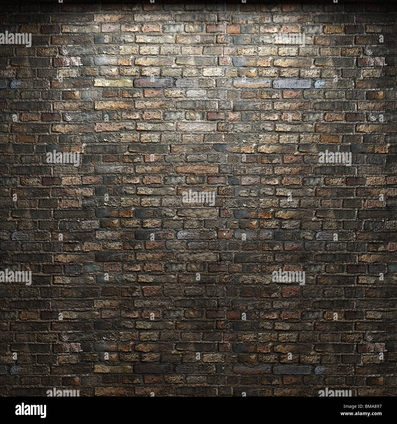 illuminated brick wall Stock Photo - Alamy