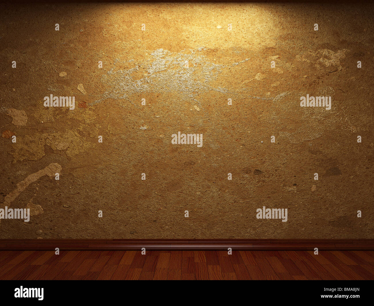 old concrete wall made in 3D graphics Stock Photo - Alamy