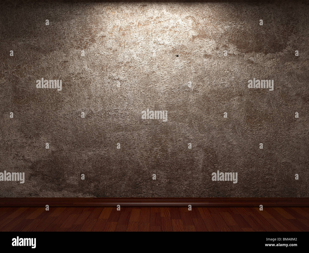 old concrete wall made in 3D graphics Stock Photo - Alamy